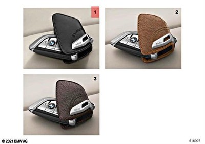 Genuine BMW Key Holder Fob Leather Case/Cover Luxury Black F15 X5 ...