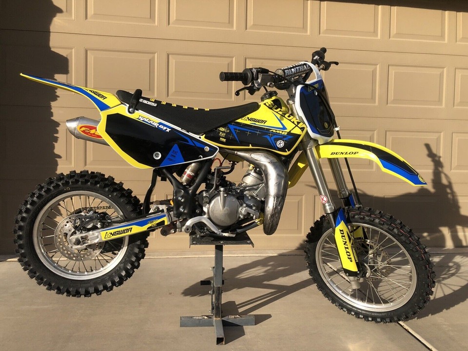 Graphics Kit for Suzuki RM85 (2001-2023) UFO RESTYLE EVADER-Blue | eBay