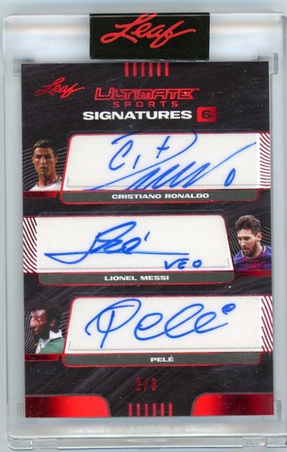 2021 LEAF CRISTIANO MESSI PELE RONALDO R9 NEYMAR WAYNE ROONEY ...
