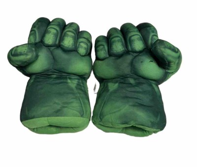 Hulk Smash Big Hands Fists Incredible Hulk Soft Plush Hulk Costume Hand ...