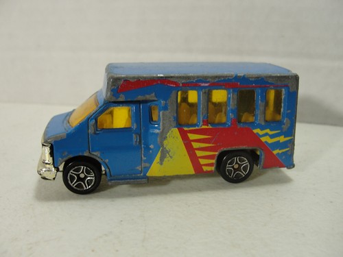 1998 Matchbox GMC School Chevy Transport Bus 1:80 Scale Model Blue | eBay