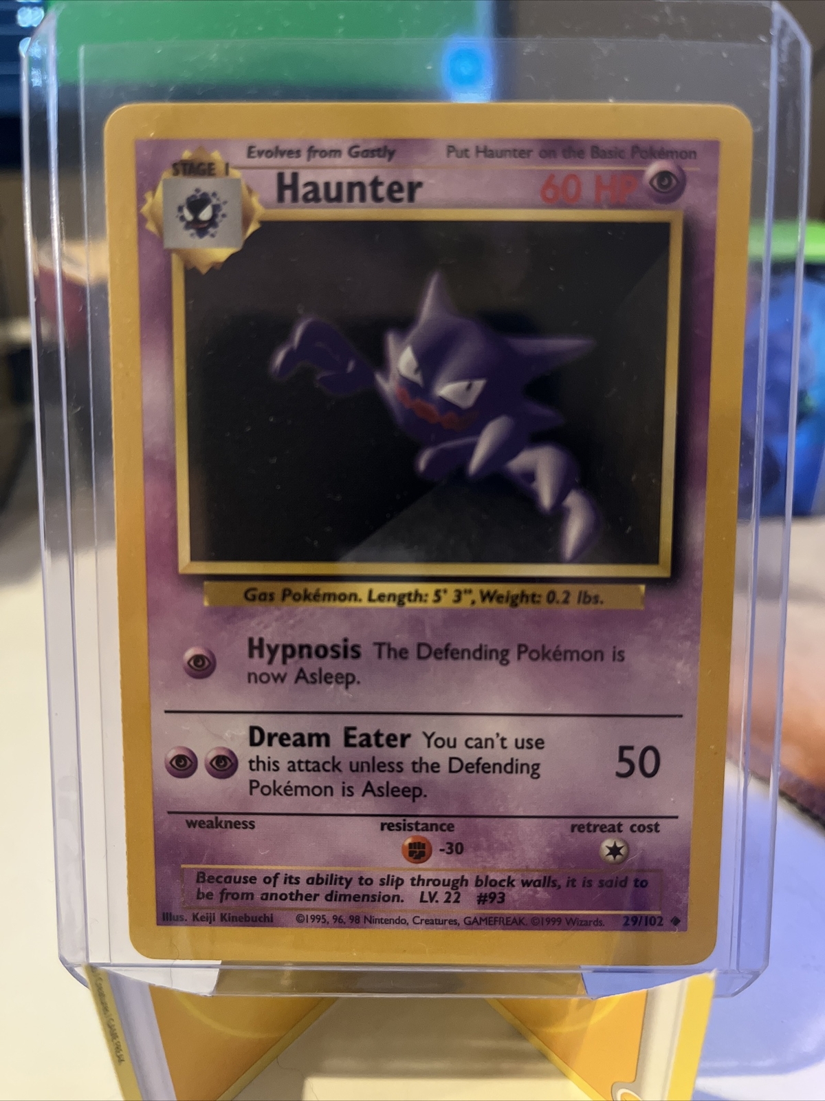 Pokémon TCG Haunter Base Set 29/102 Regular Unlimited Uncommon LP | eBay
