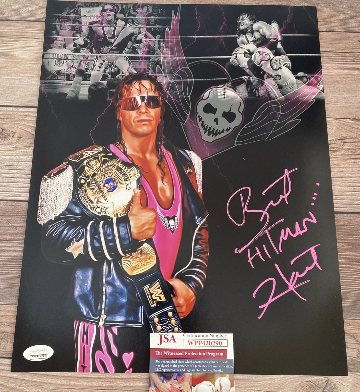 Bret Hart Wwe Autographs