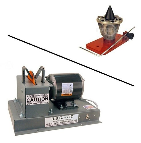 Mower Blade Sharpener/Grinder RBG 712 & Tecomec Blade Balancer (11706 ...
