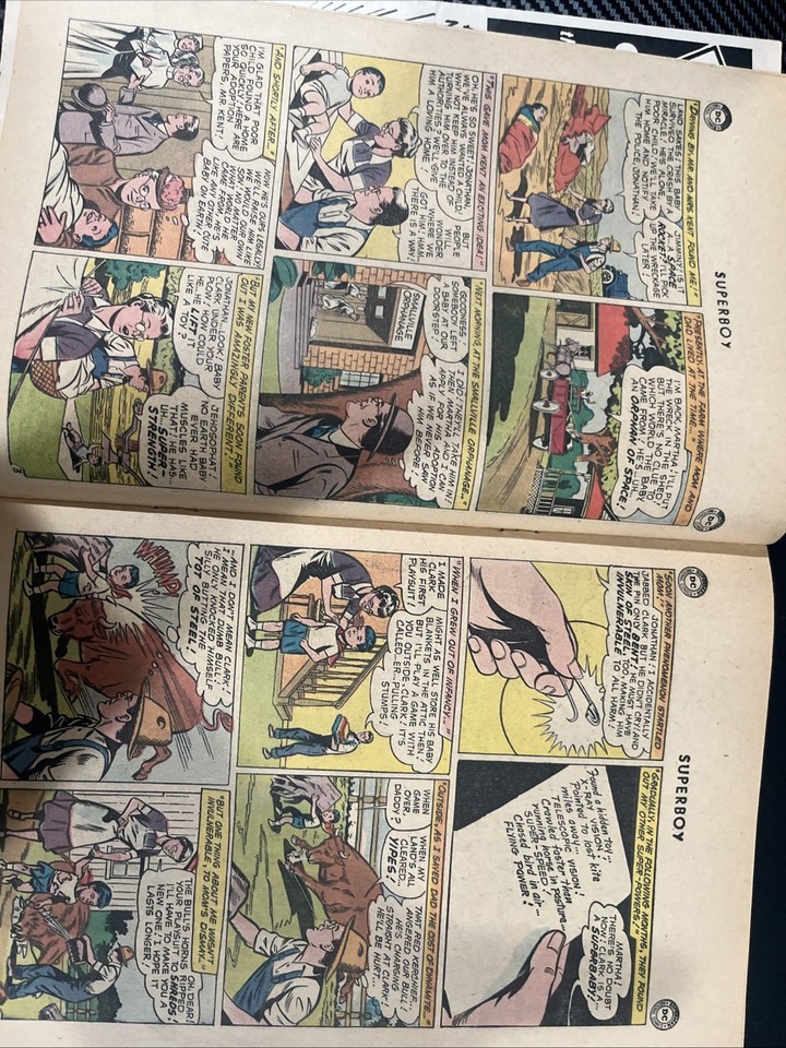 Superboy 78 Origin Superboy Costume 1st MXYZPTLK's Parents, 1960 DC ...