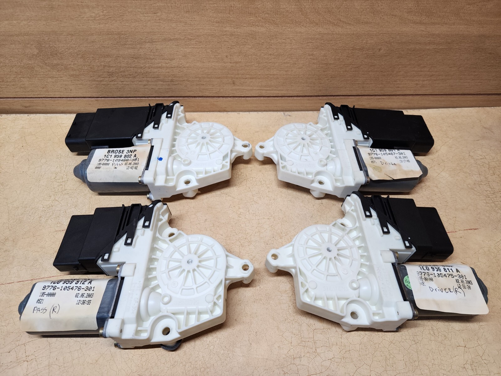 00-05 VW Jetta sedan MK4 Power Window Motor set of 4. | eBay