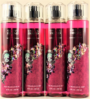 QTY 4 - Bath & Body Works GHOUL FRIEND Fine Fragrance Body Mist Spray ...