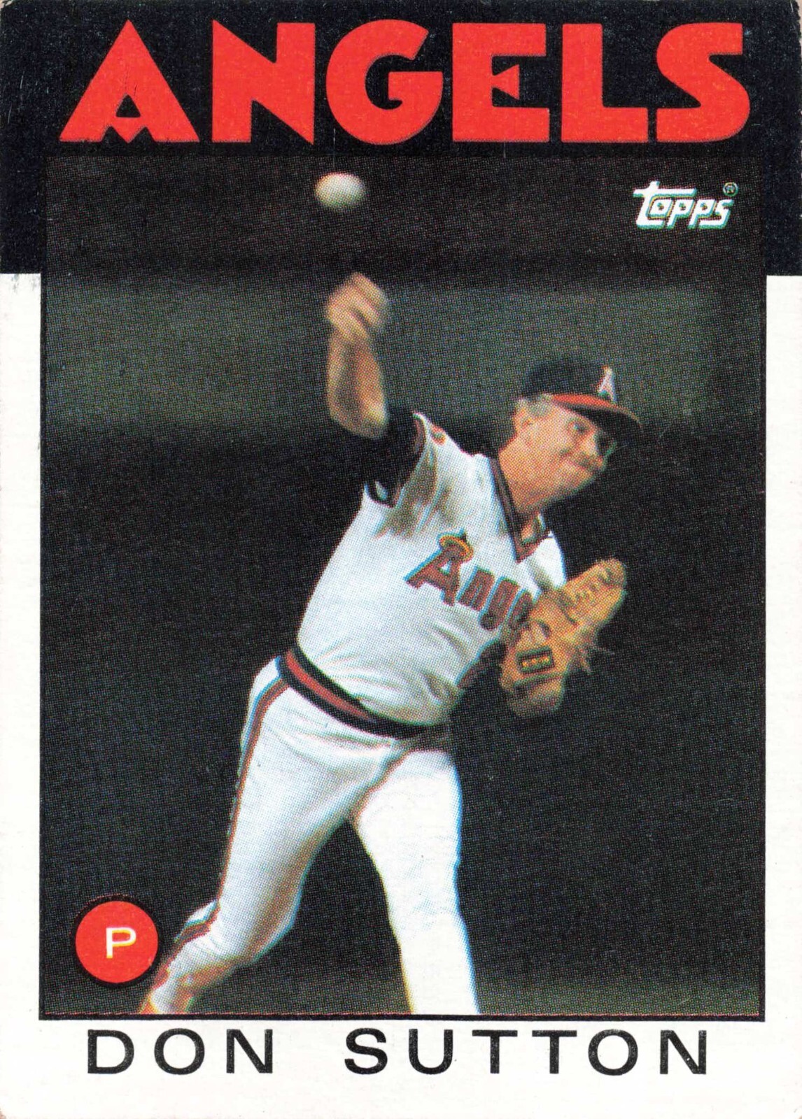 Don Sutton California Angels 1986 Topps Baseball Card #335 | eBay