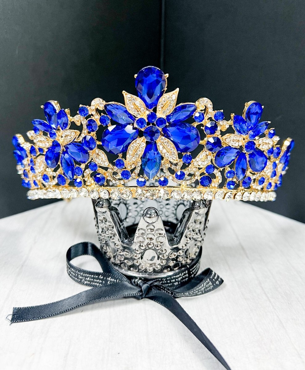 Royal Blue King Crown