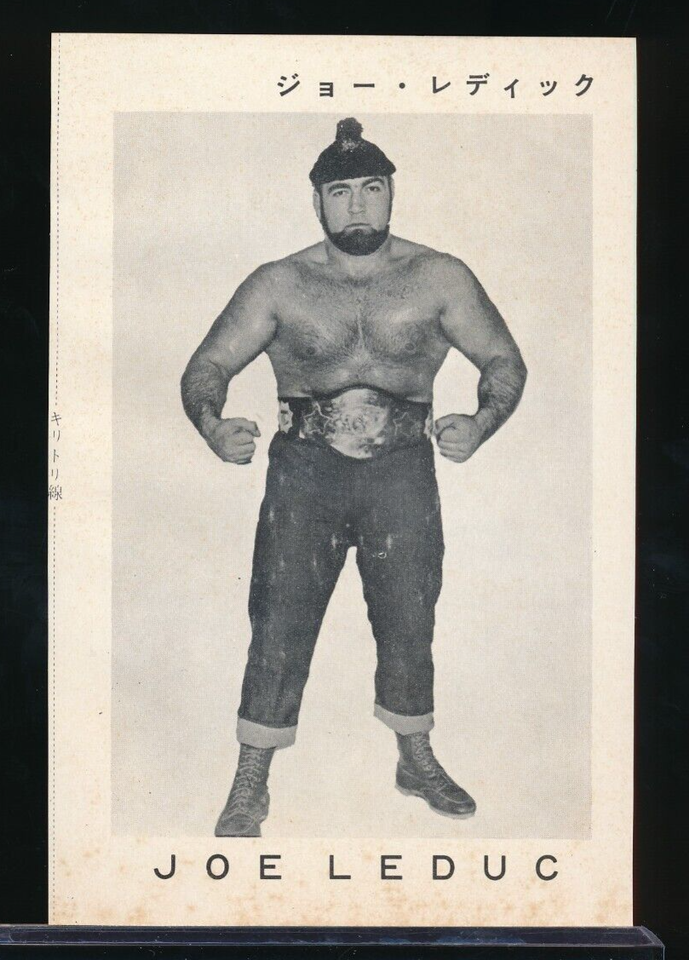 1969-72 Gong Magazine Wrestling card Mountain Mike & Joe Leduc | eBay