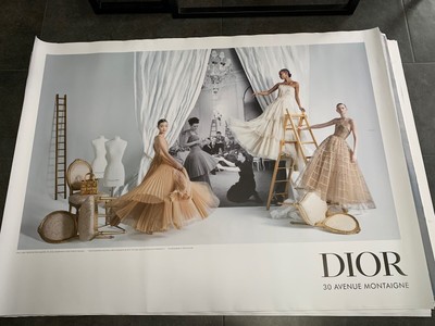 POSTER Panoramic size 6x4ft - CHRISTIAN DIOR Montaigne Paris | eBay