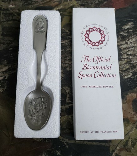 Franklin Mint Bicentennial George Washington Spoon Collection Fine ...