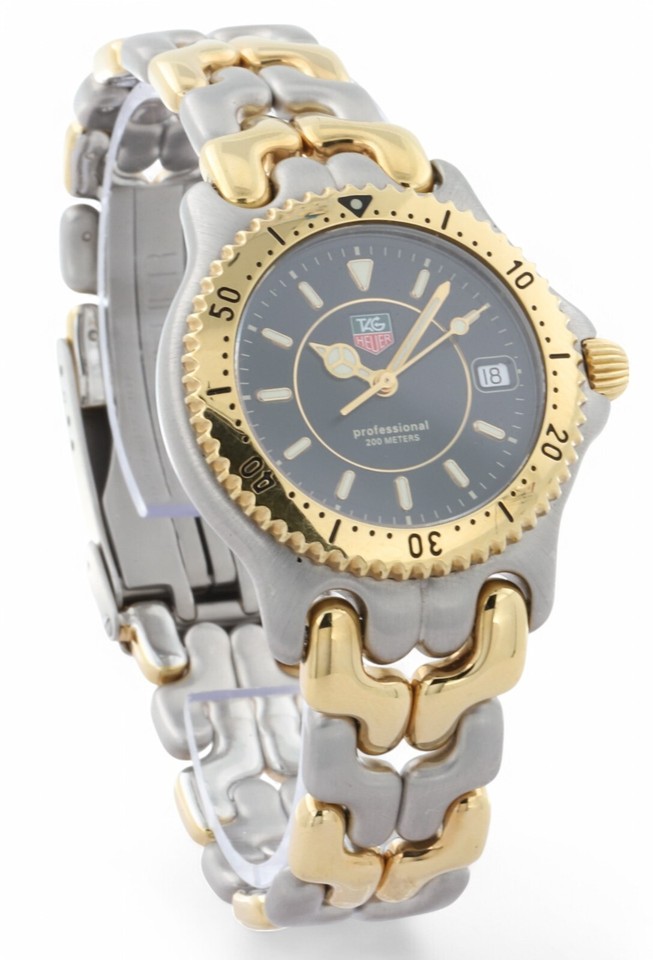 NOS Vintage TAG Heuer SEL Quartz Ayrton Senna - 34mm - Gold & Steel ...
