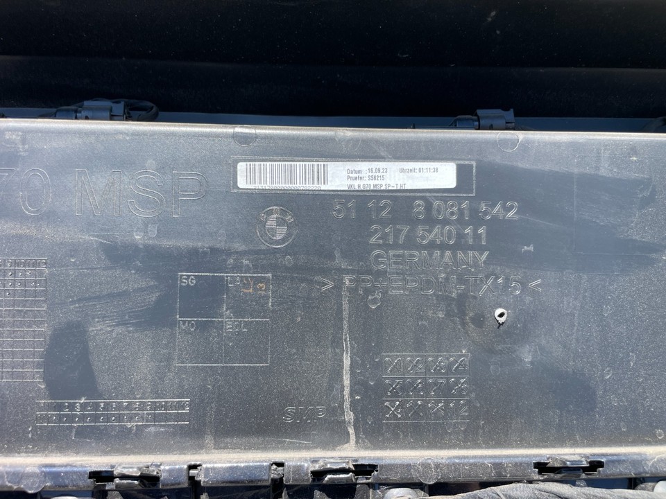 2023-2024 BMW I7 G70 M-SPORT Rear Bumper Cover BLUE OEM *NOTE | eBay