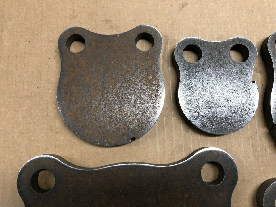 Malfunction Cut / Blemish Discounted 1/2" AR500 3"-8" Gongs Set of FIVE ...