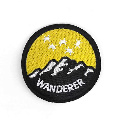 Wanderer Embroidered Patch 2.6” Diameter Sew or Iron On 295 | eBay