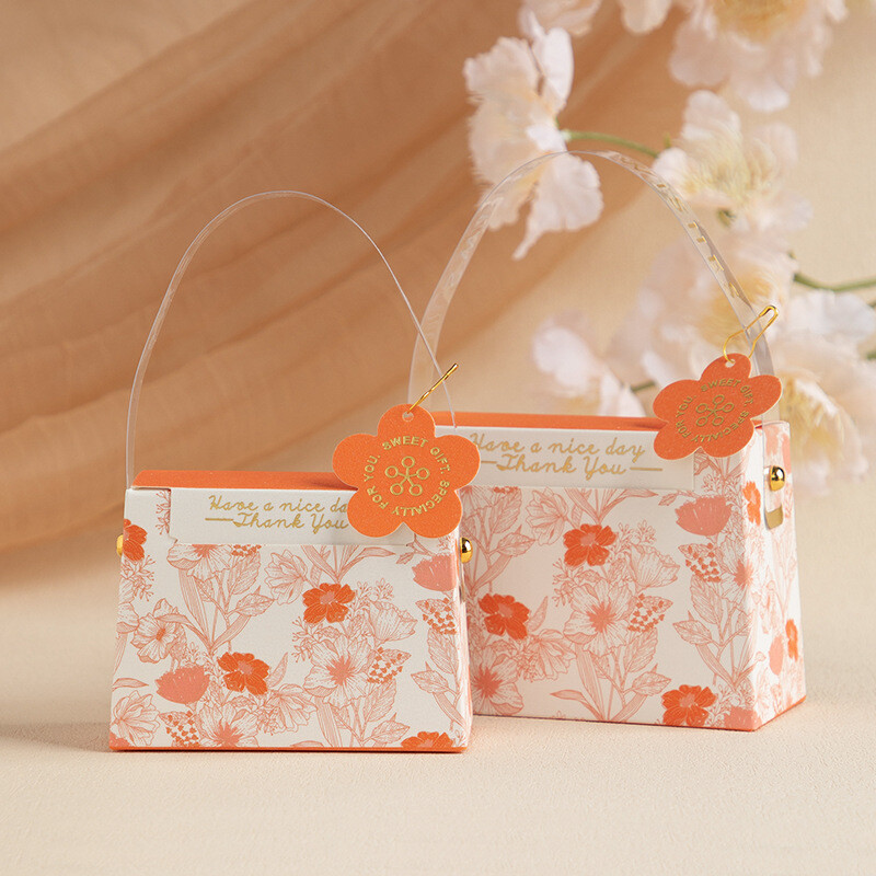Large Spring Flower Wedding Party Favour Sweet Gift Boxes Bags Handbags ...