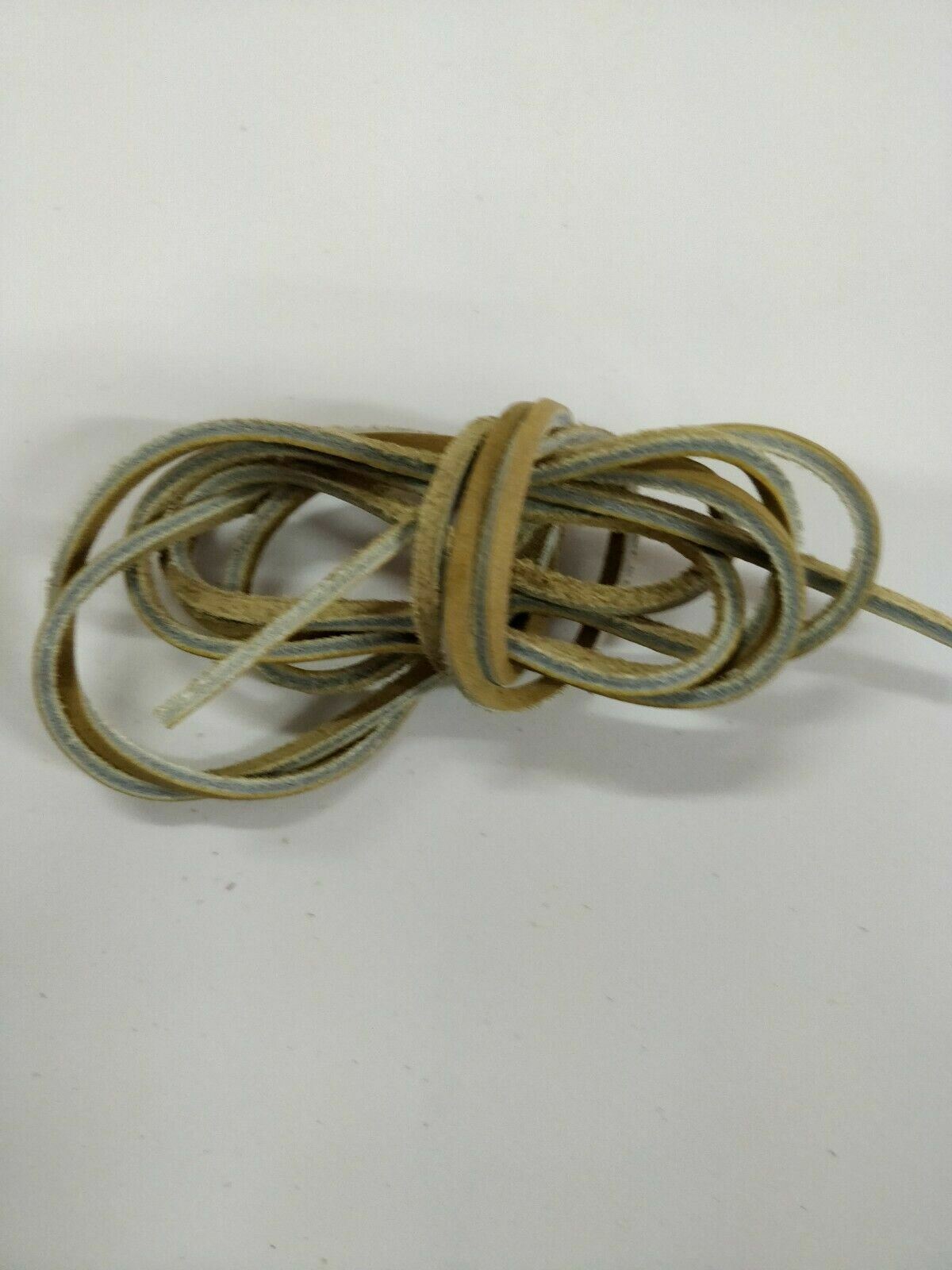 1 Pair(2 Laces) Rawhide Leather Lace 72" X 1/8" Boat Shoelaces,Hiking ...