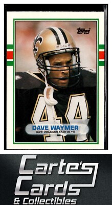Dave Waymer 1989 Topps Traded #28T New Orleans Saints | eBay