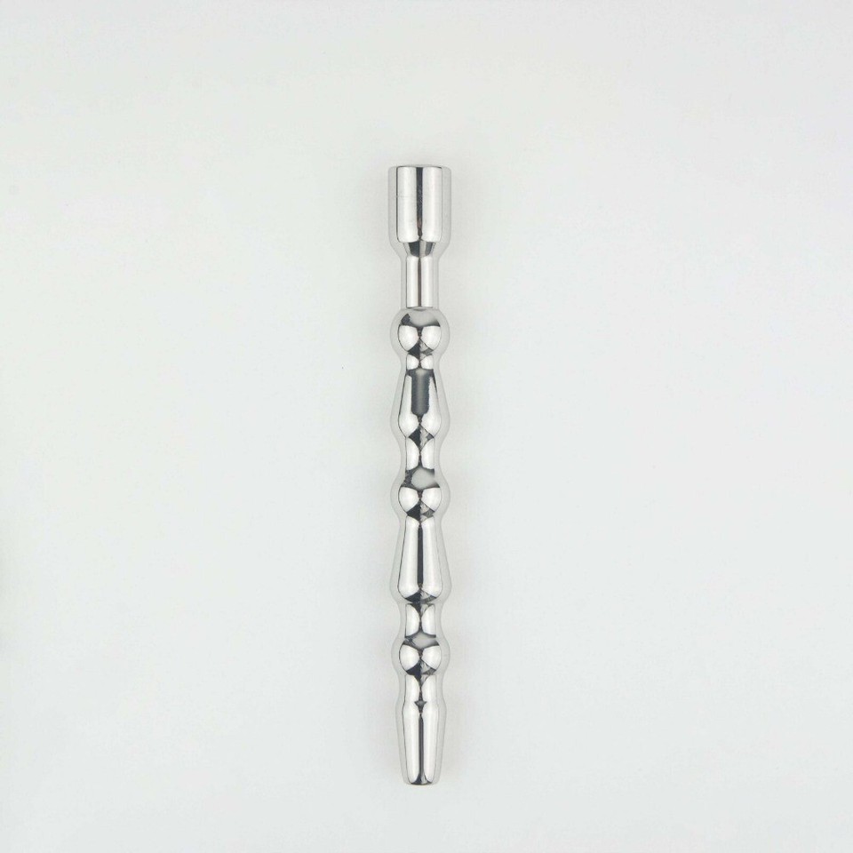 Male Stainless Steel Beads Long Urethral Plug Sounding Penis Plug Rod ...