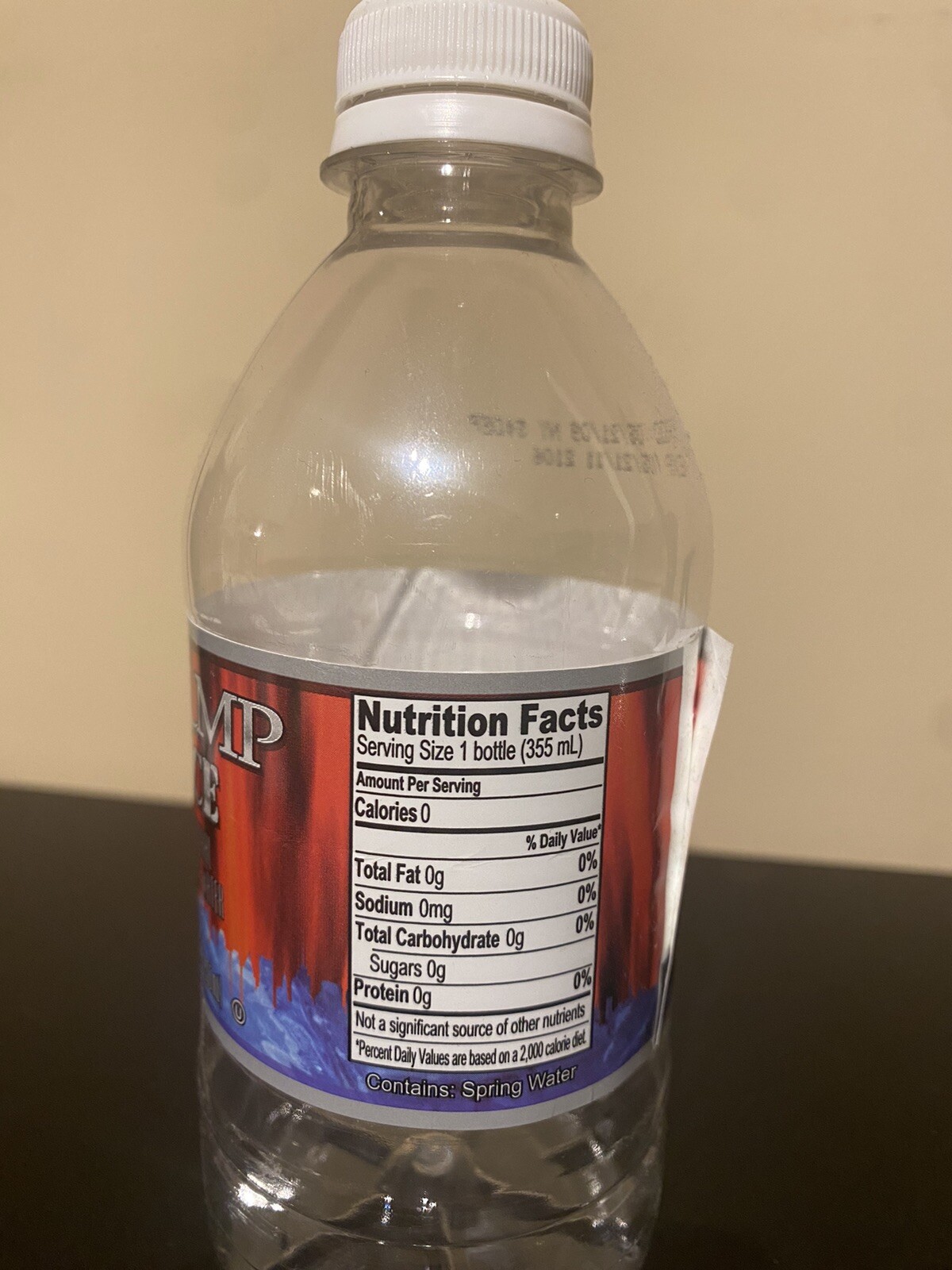 DONALD TRUMP ICE NATURAL SPRING WATER BOTTLE | eBay