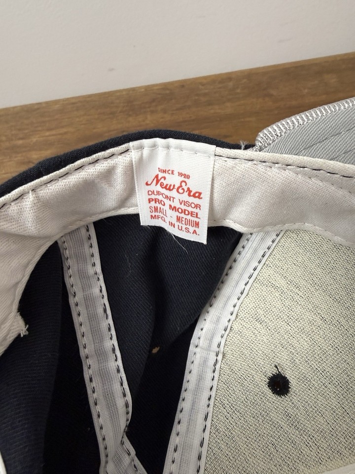 VTG New Era Pro Model Seattle Mariners Compass Logo Blue 90s Snapback ...