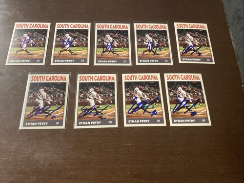 Ethan Petry Autographed Novelty Baseball Card! 2025 MLB Draft Prospect ...