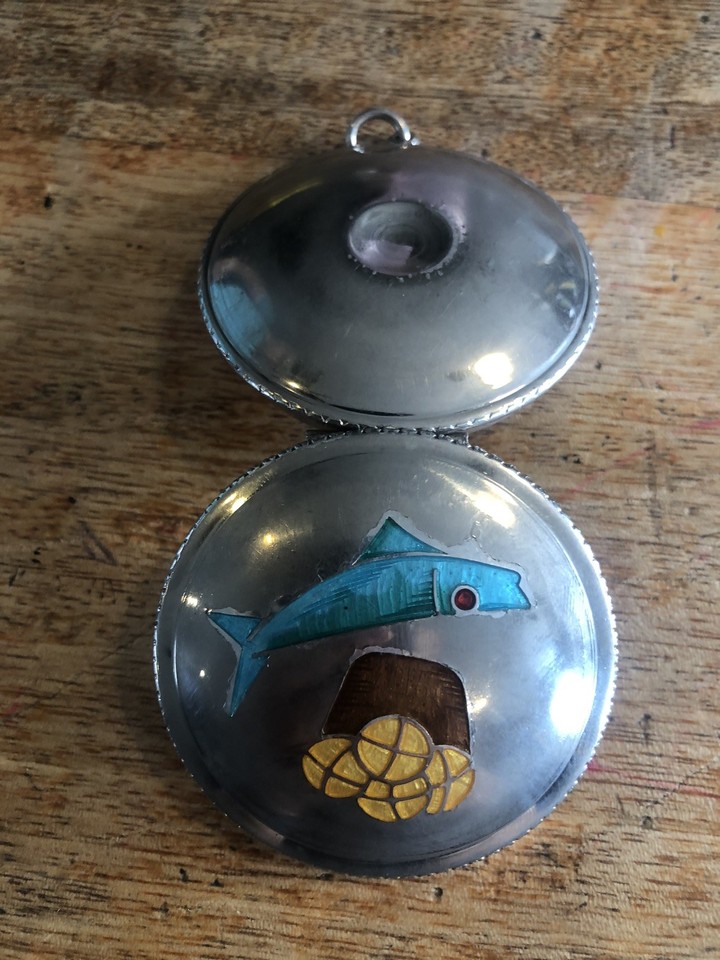 Catholic Church Enamel Pyx | eBay