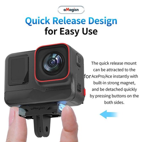 For Insta360 Ace Pro/Ace Magnetic Quick Release Base Metal Camera Bases ...