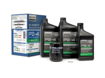 Genuine Polaris PS-4 Full Synthetic Oil Change Kit Ranger General RZR ...