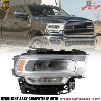 68360180AD LED Headlight Assy For 2019-2024 Ram 2500/3500 Right ...