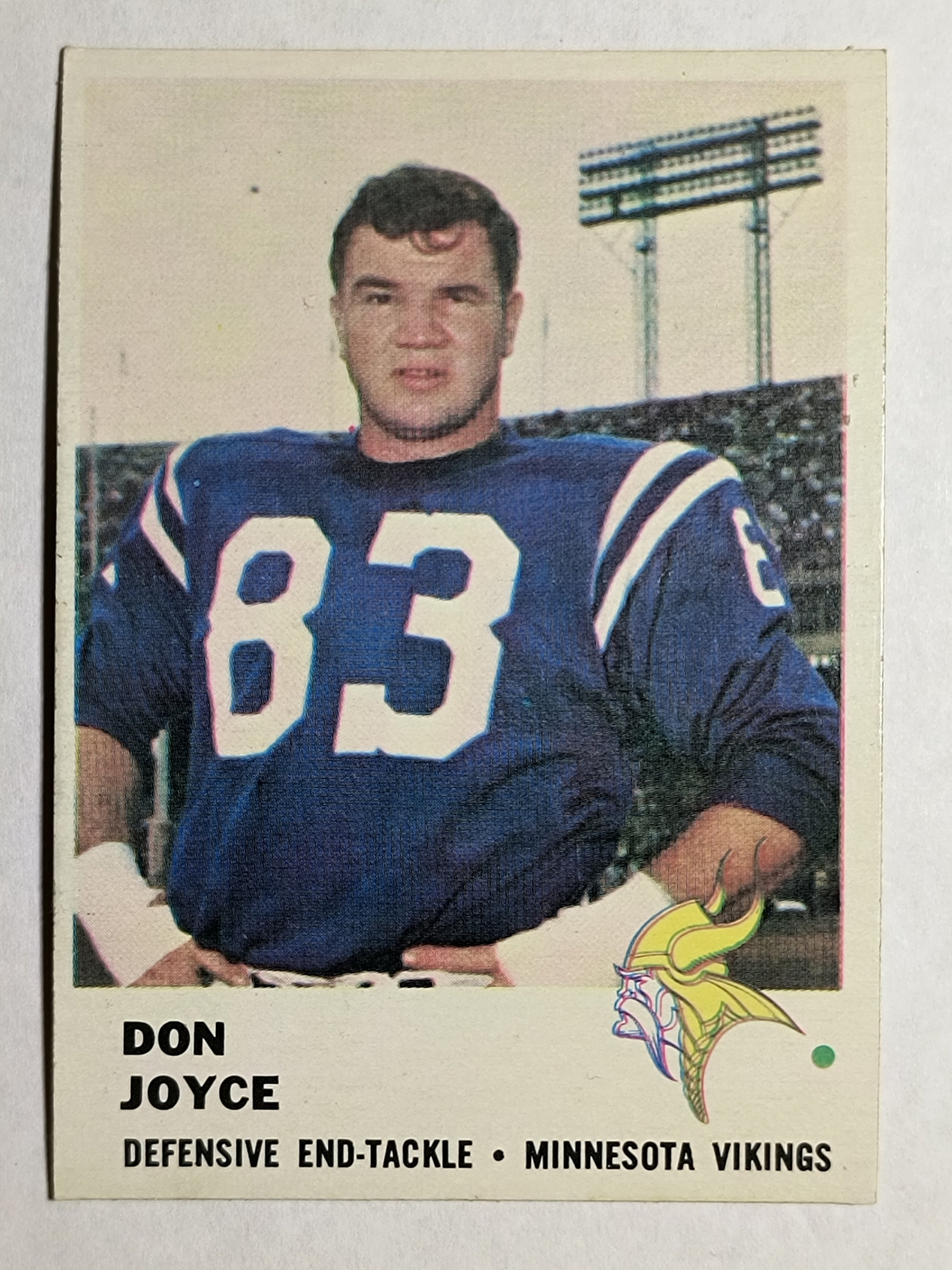 1961 Fleer #132 Don Joyce RC (EXMT) | eBay