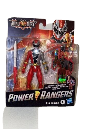 Power Rangers Red Ranger Dino Fury 6-Inch Action Figure with Dino Fury ...