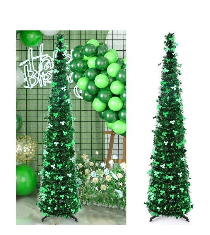 5' St Patrick's Day Tree Patty's Collapsible GREEN NEW | eBay