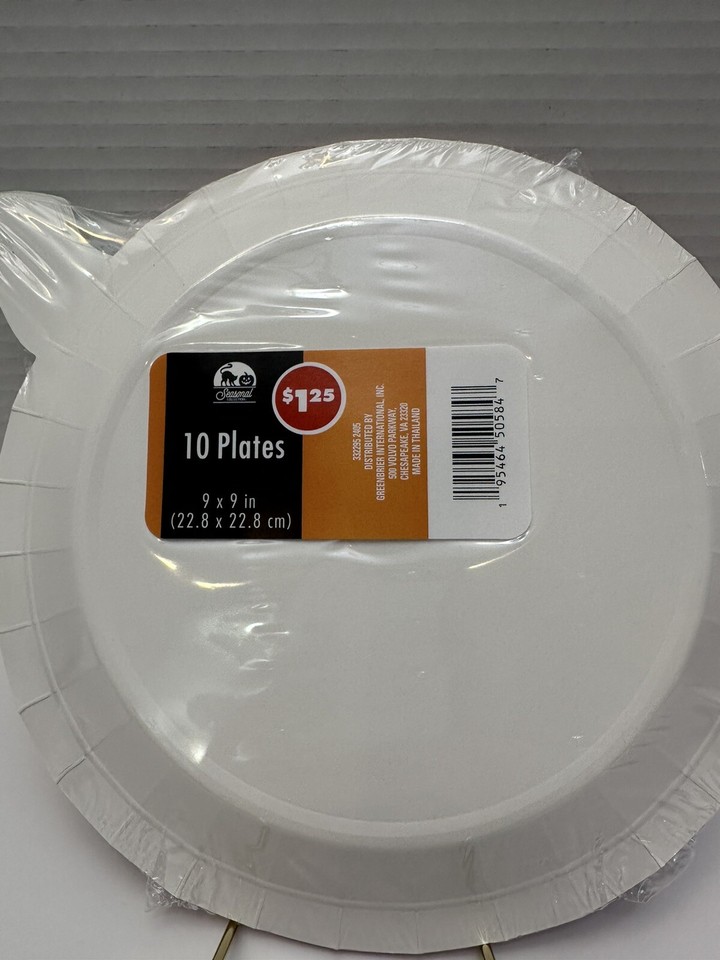 Halloween Pumpkin Paper Plates Dollar Tree | eBay