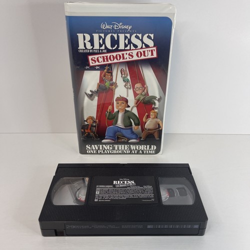 Walt Disney Recess School's Out VHS Tape Video Clamshell Vintage ...