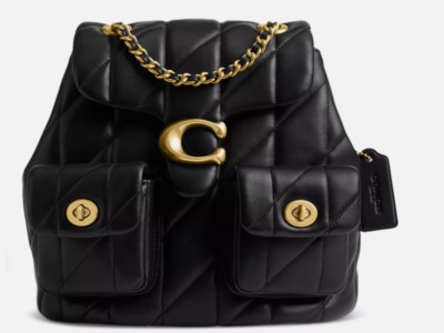 🌺🌹Coach Tabby Leather Backpack B4/BLACK | eBay