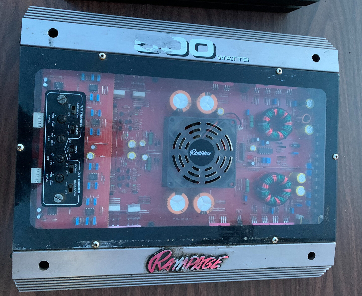 Vintage Rampage 500W 4-Channel Amplifier Amp Stereo Subwoofer | eBay