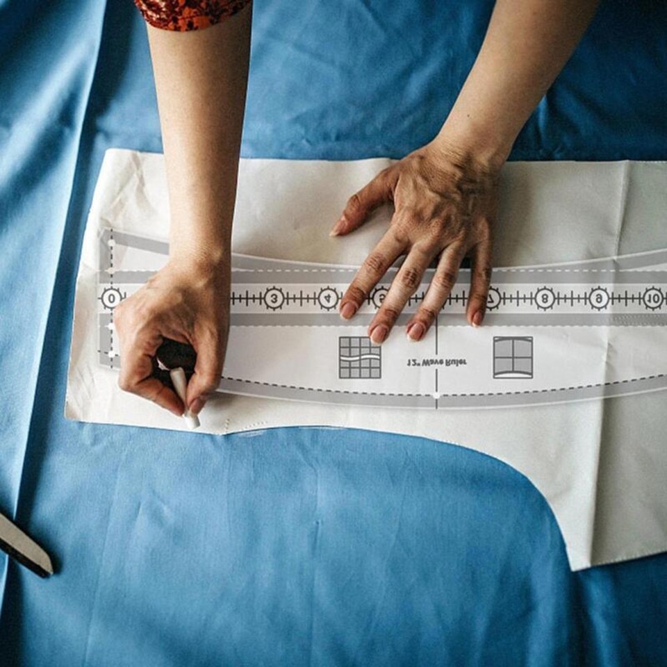 Wave Quilt Ruler Easy To Use Good Toughness Multi-function High Quality ...