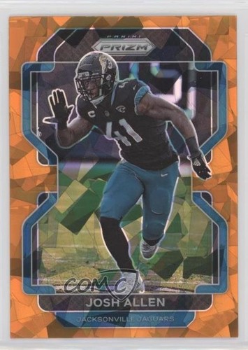 2021 Panini Prizm Orange Ice Prizm Josh Hines-Allen Josh Allen #15 | eBay