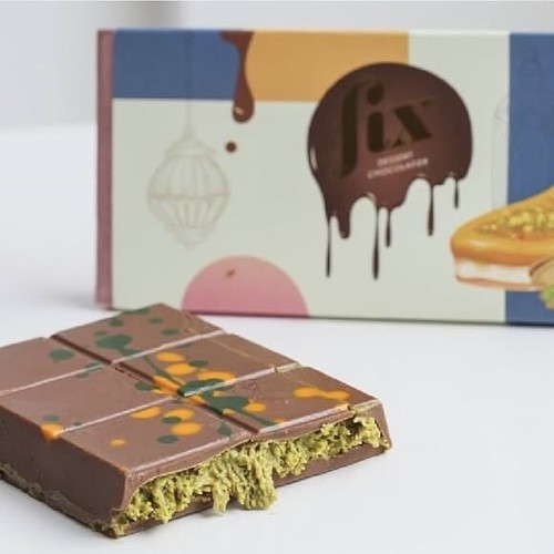 (Shipped From Dubai) AUTHENTIC ORIGINAL FIX DUBAI CHOCOLATE - Knafeh ...