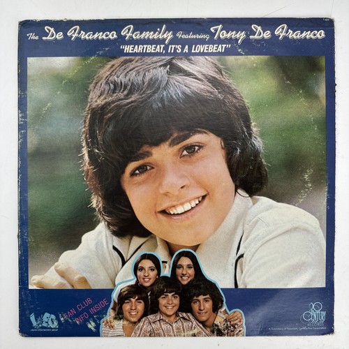 Tony De Franco Famille Heartbeat C'est Un Lovebeat Disque LP Album ...