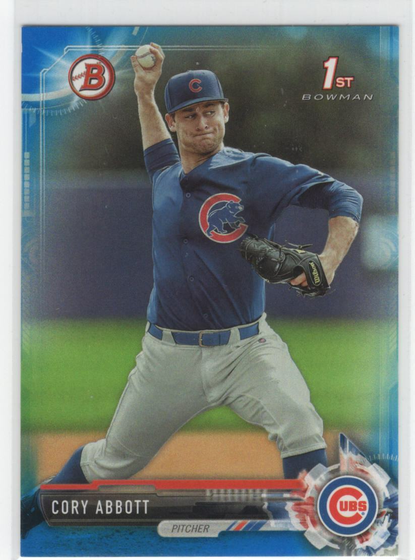 2017 Bowman Cory Abbott Blue /150 | eBay