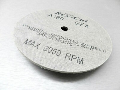 Rex Cut Wheel 1/8" Thick GFX A180 Grit 6"x1/8"x1/2" Unitized Fiber MX ...