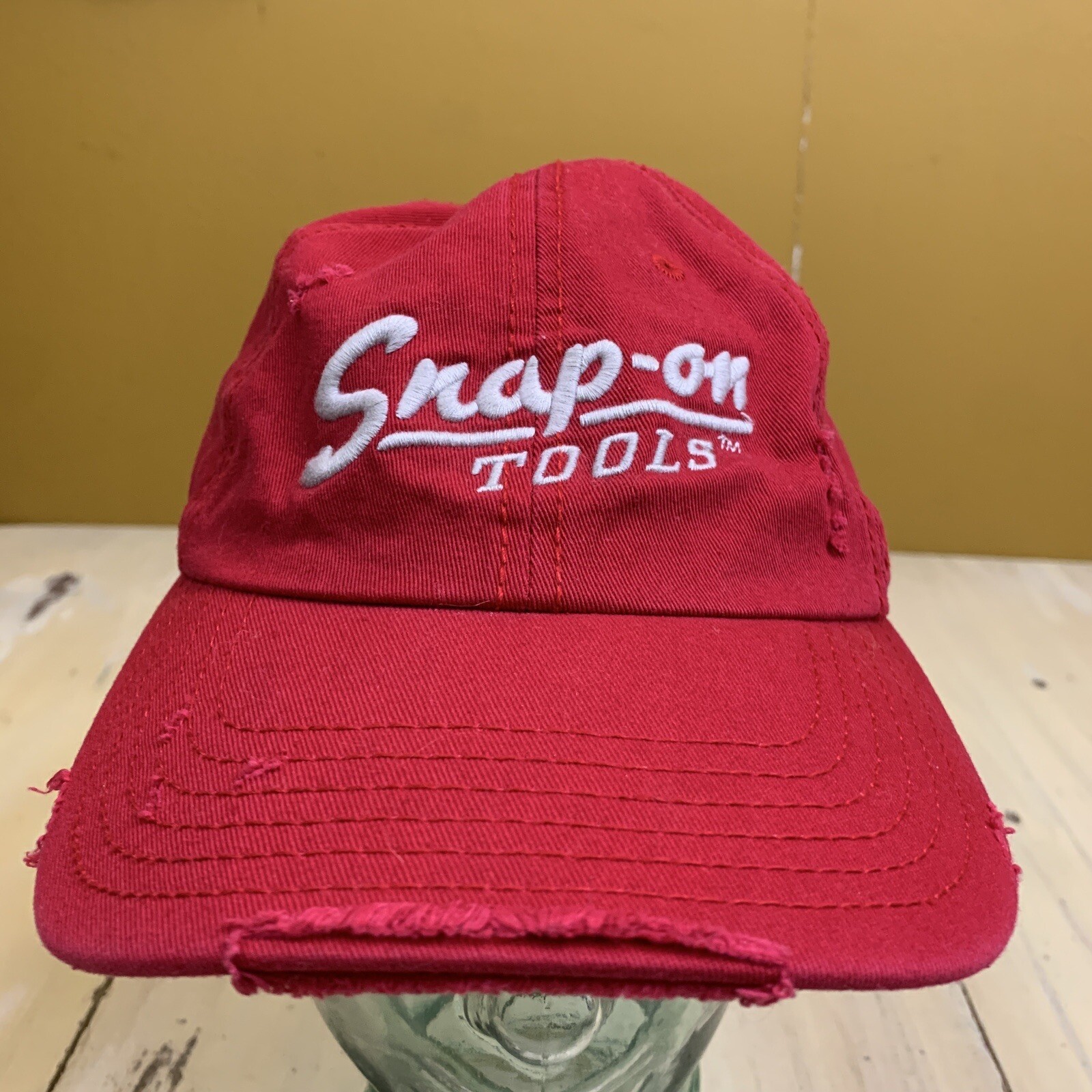 SNAP ON TOOLS - Factory Distressed Red Adjustable Low… - Gem