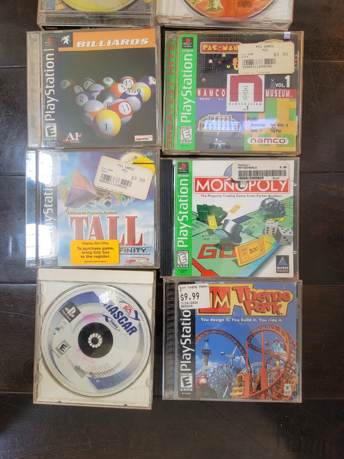 Lot of 8 Sony Playstation PS1 Games All Tested! NAMCO museum, Dinasour ...