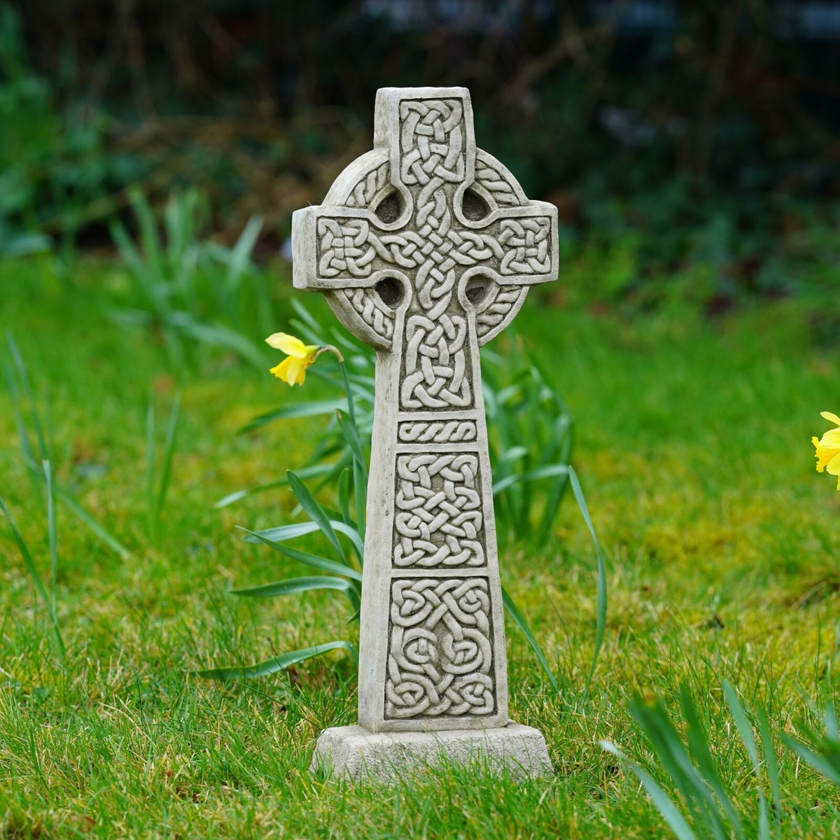 Stone Celtic Cross For Garden