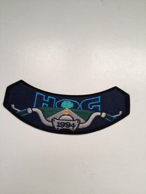 1994 Harley Owns Group (HOG) Rocker Patch Brand New | eBay
