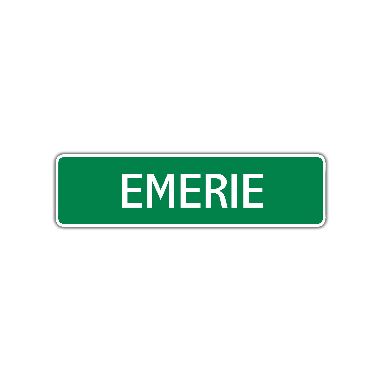 Emerie Girls Name Letter Printed Label Art Decor Novelty Aluminum Metal ...