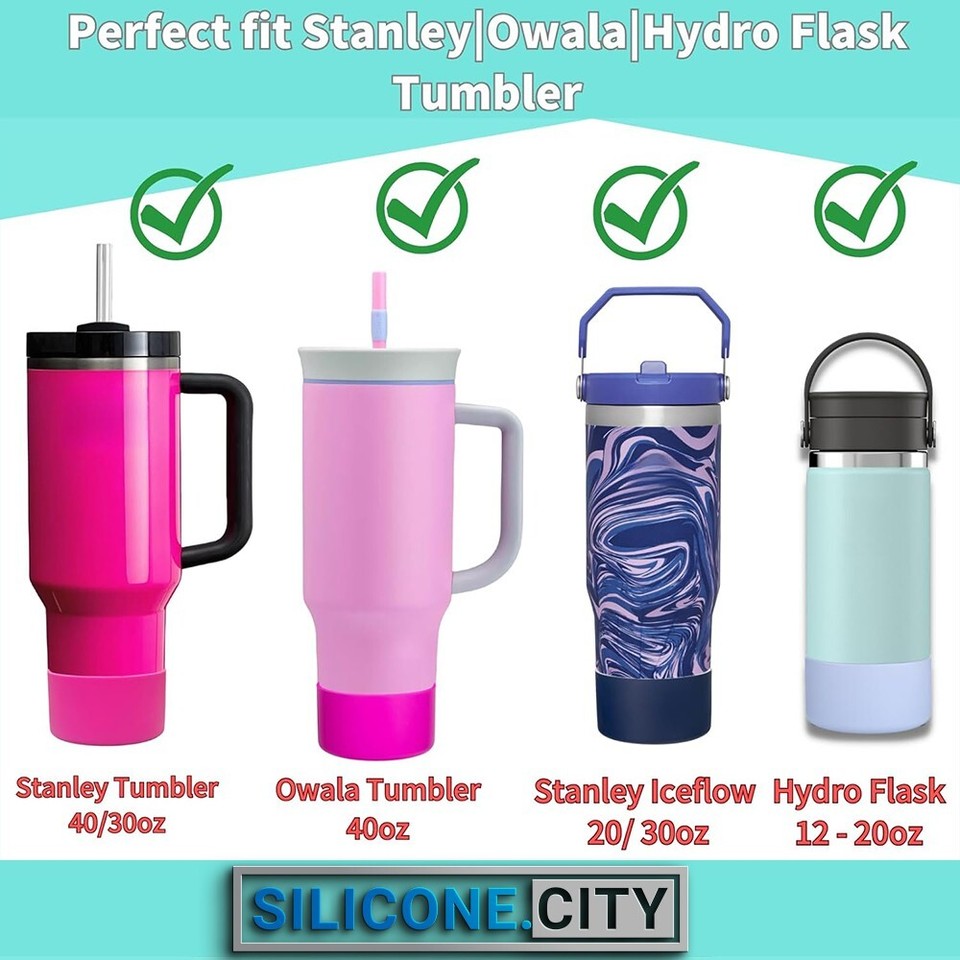 Silicone Boot for Stanley Adventure Quencher, 30oz 40oz Tumbler ...